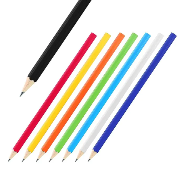 KURŞUN & NATUREL & VERSATİL KALEM SİYAH LATALI KALEM SİLGİLİ KALEM