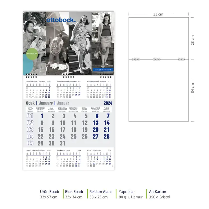 GEMİCİ TAKVİMİ DUVAR TAKVİMİ SPİRALLİ TAKVİM